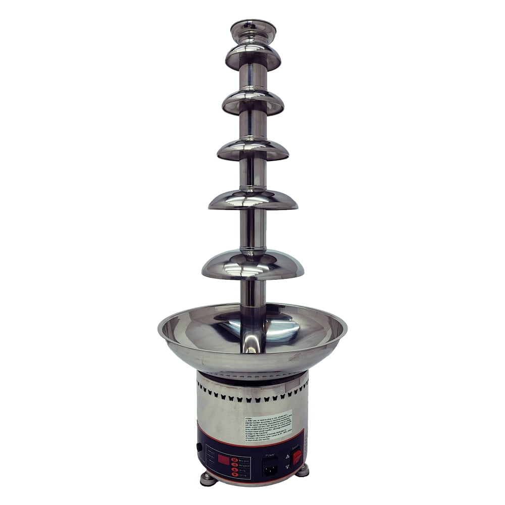 INTSUPERMAI Chocolate Melting Fountain Machine 6 Tiers Chocolate ...