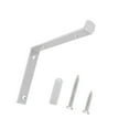 Concealed L Type Corner Brackets Rustproof Metal Shelf Support for Wall ...