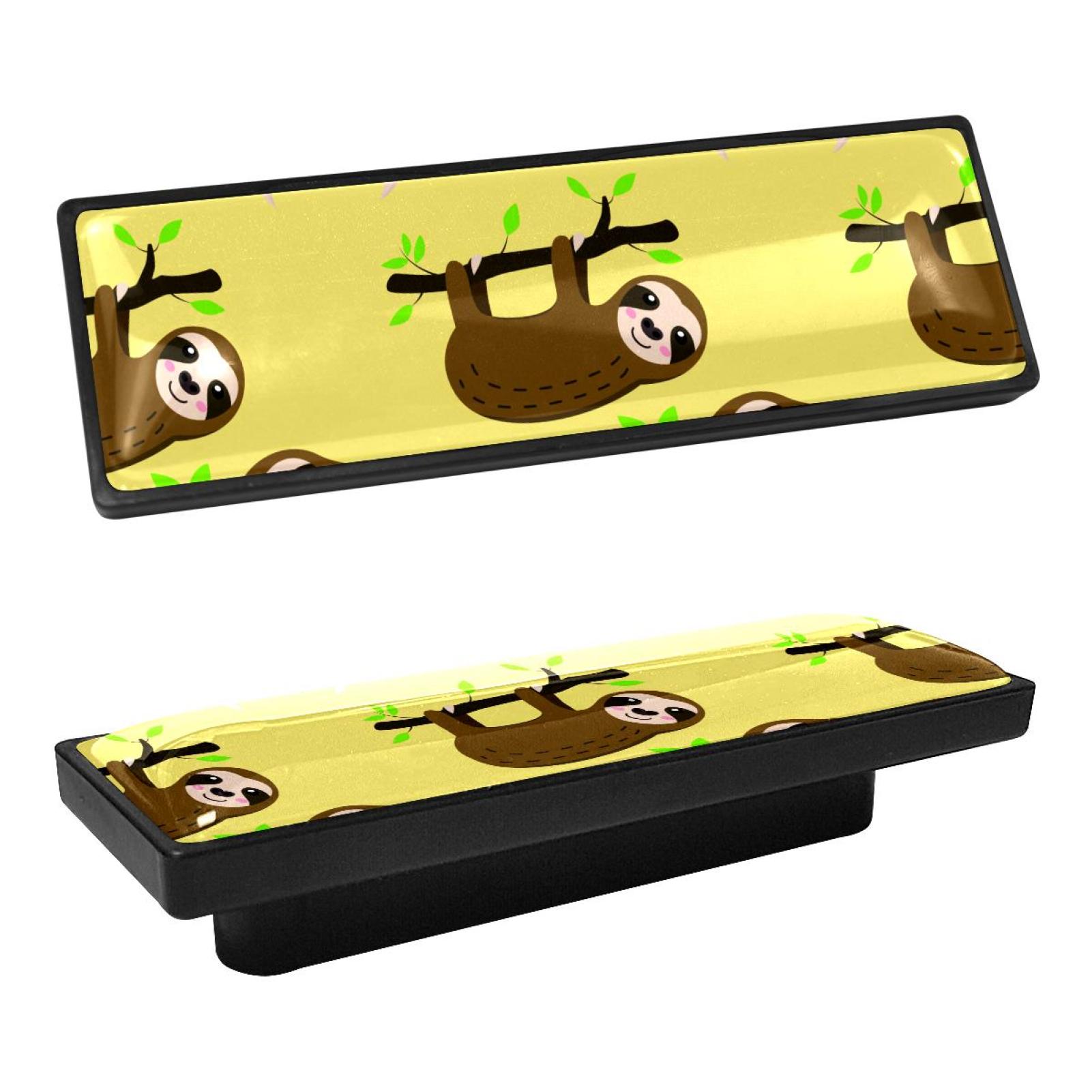 4 Pcs Rectangle Cabinet Handle Cupboard Knob Drawer Pulls Handle ...