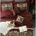 Nanshing Mollybee 7 Piece Traditional Floral Comforter Set, Red Gold ...
