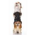 HI-LINE GIFT LTD. STACKED DOGS - HEAR, SEE & SPEAK NO EVIL - Walmart.com