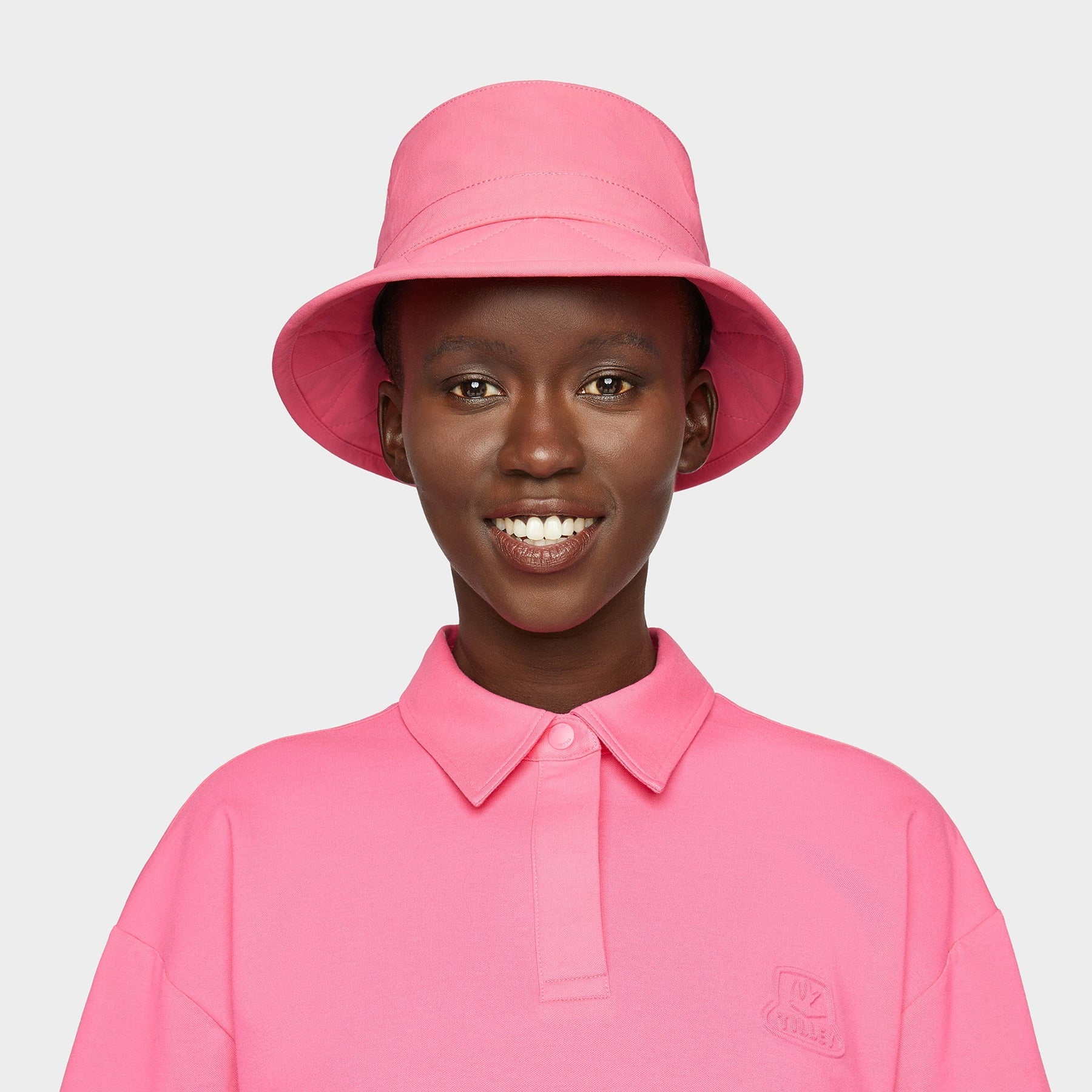 Pink Polo Bucket Hats