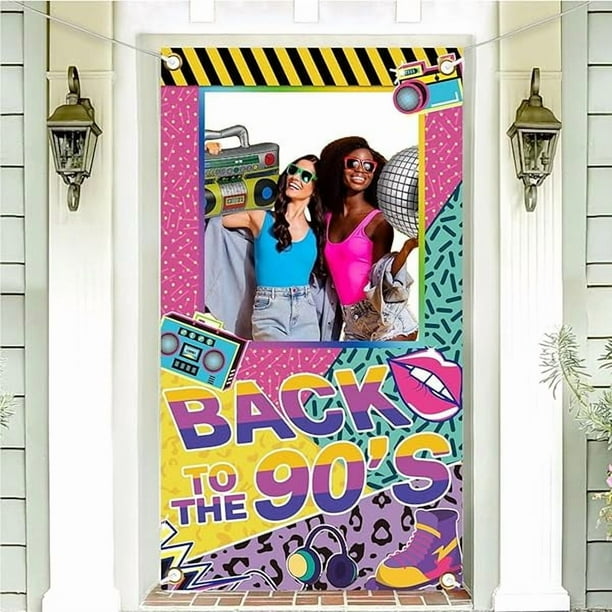 wonima44 Back to The 80s Photo Booth Props Colorful Retro Party ...