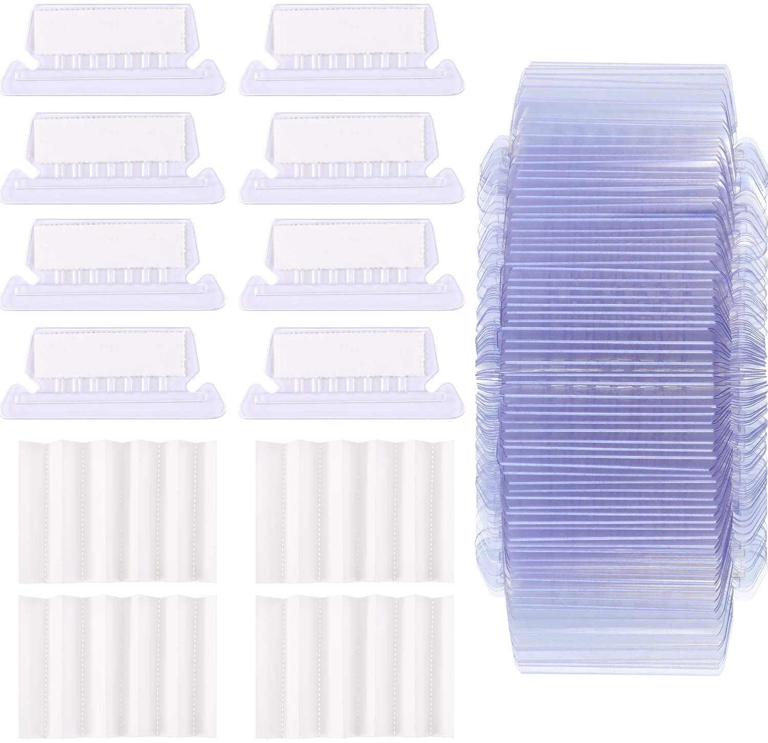 120 Sets 2 Inch Hanging Folder Tabs and Inserts for Quick ...