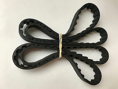 2 New Replacement LARGE BELTS BLIZZARD Ice Chaser Salt Spreader w/ FULL ...