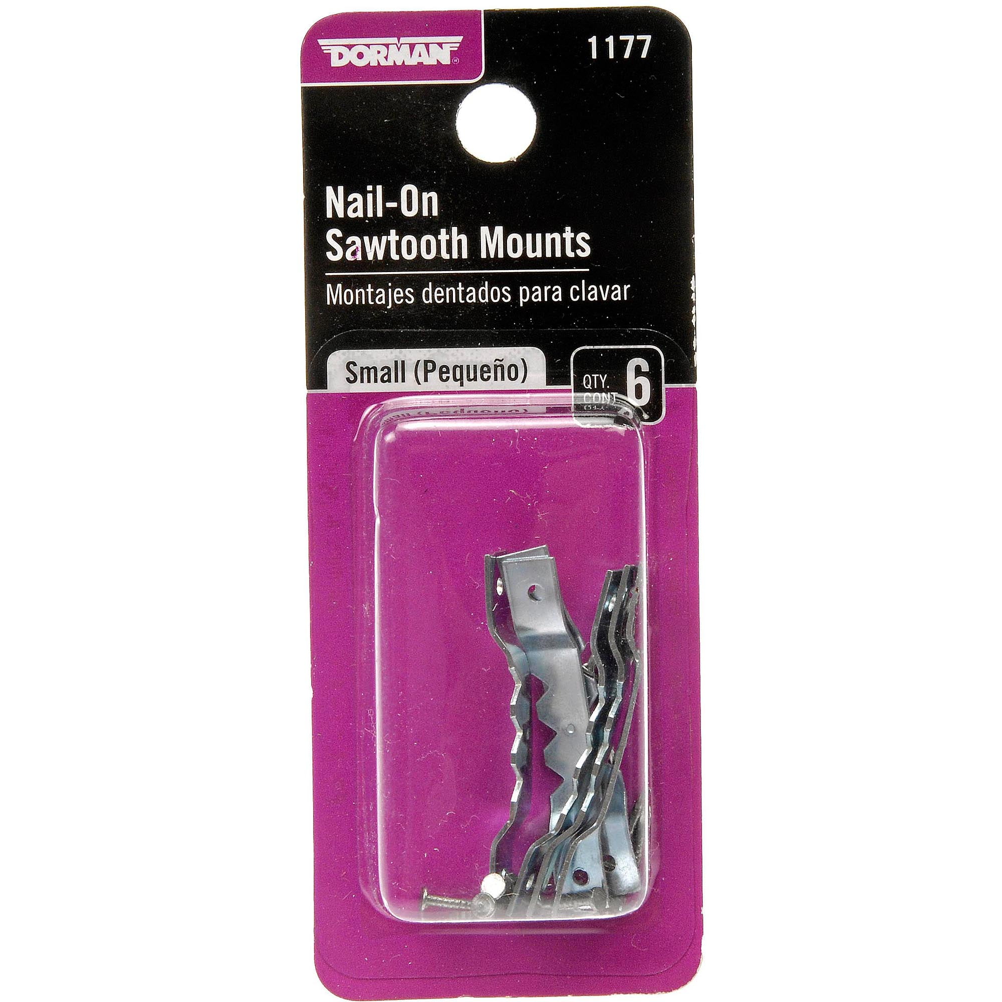 Sawtooth Hangers for Picture Framing, 6-Pack - Walmart.com