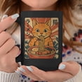 Ramen Noodles Orange Cat Japanese Anime Kawaii Cat Retro Coffee Mugs ...