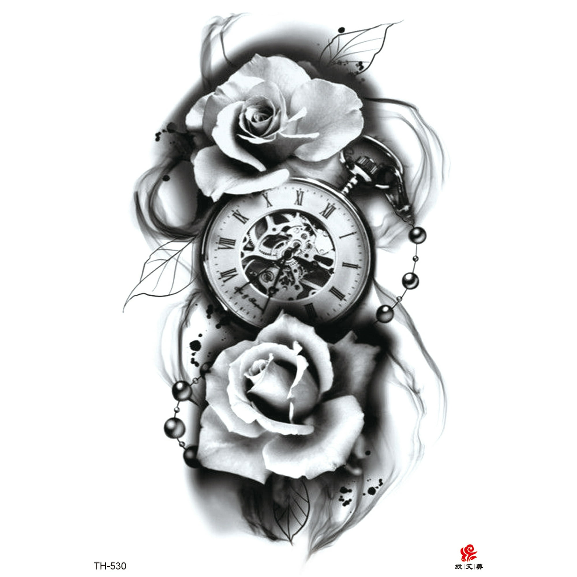 Vintage Clock Tattoo