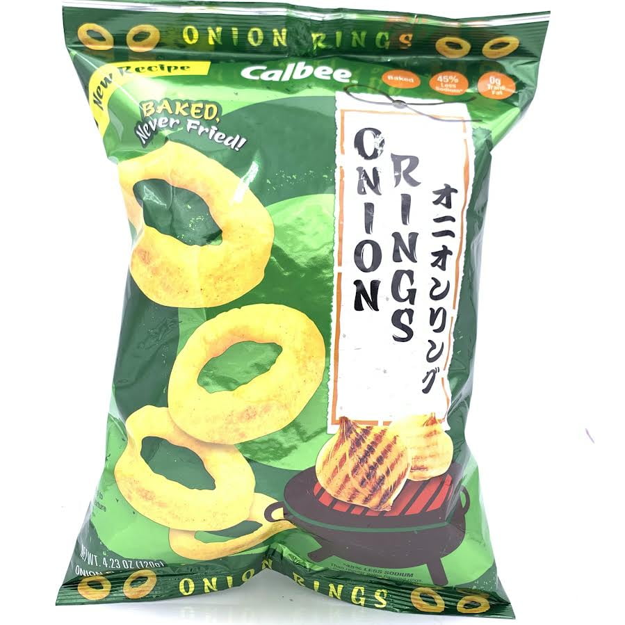 Calbee Baked Rings Onion Flavored Snacks 45% Less Sodium 4.23oz/120g - Walmart.com