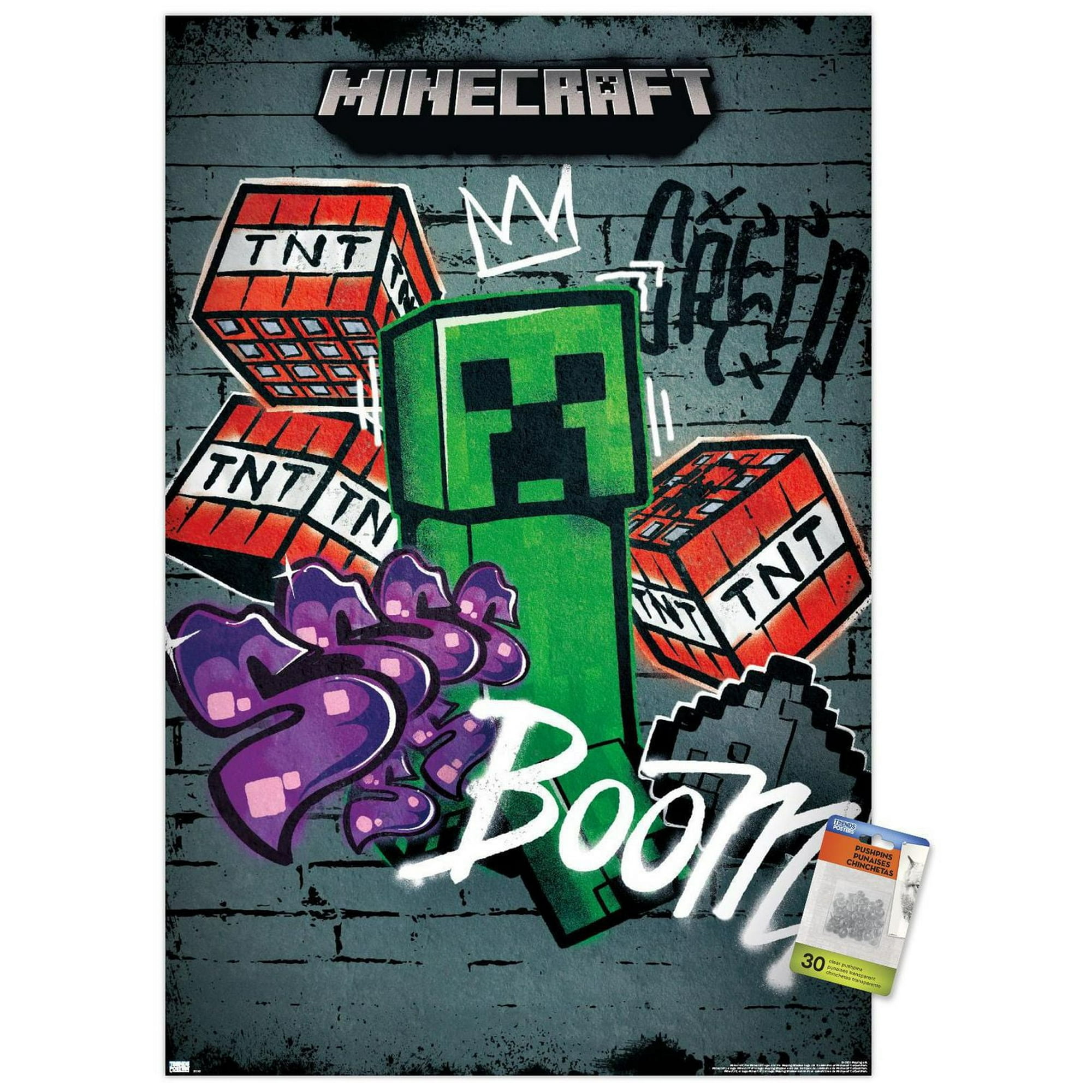 Click here for Trends International Minecraft - Creeper Do Not En... prices