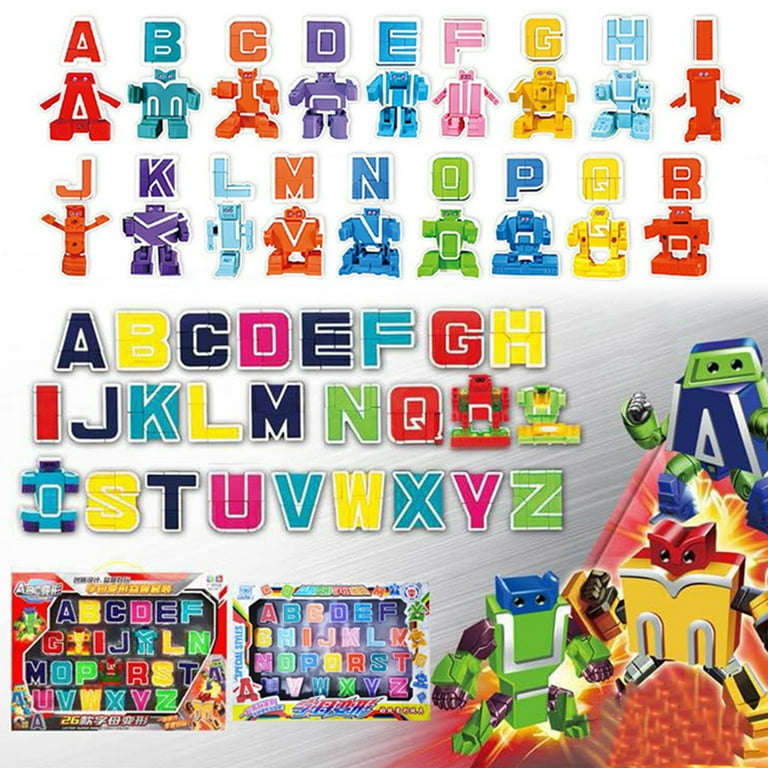 Transformer Alphabet Letters