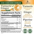 Nature's Nutrition Turmeric Gummies, with Black Pepper and Ginger, 95% ...