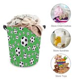 67L Football Soccer Ball Laundry Basket, Collapsible Waterproof Laundry ...