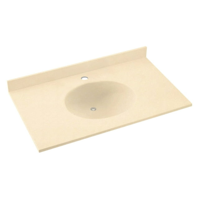 Swanstone 31W x 19D in. Ellipse Solid Surface Vanity Top - Walmart.com