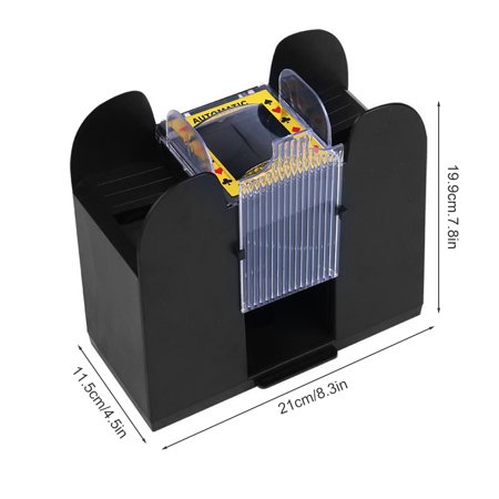 Electric 6 Decks Card Mixing Machine Automatic Card Shuffler Automatic ...