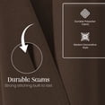 Amay Polyester Grommet Valance Blackout Curtain for Kitchen Windows ...