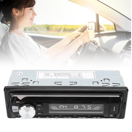 Gupbes Car Stereo Receiver, 12V Hands-Free Remote Control AUX MP3 ...