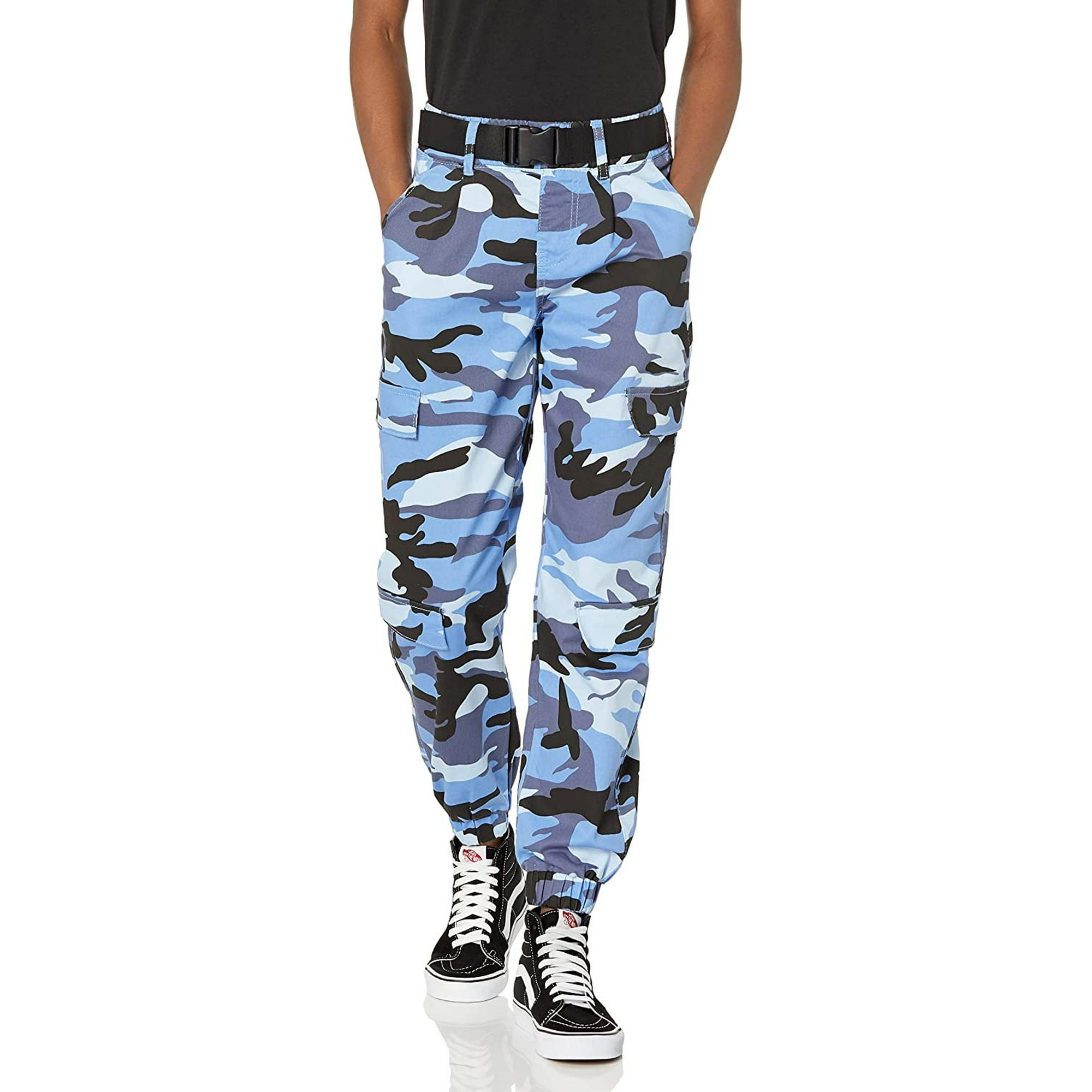 Blue Camouflage Pants