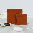 Aellinatey Modern Snap Closure Cosmetic Case Waterproof PU Leather For ...