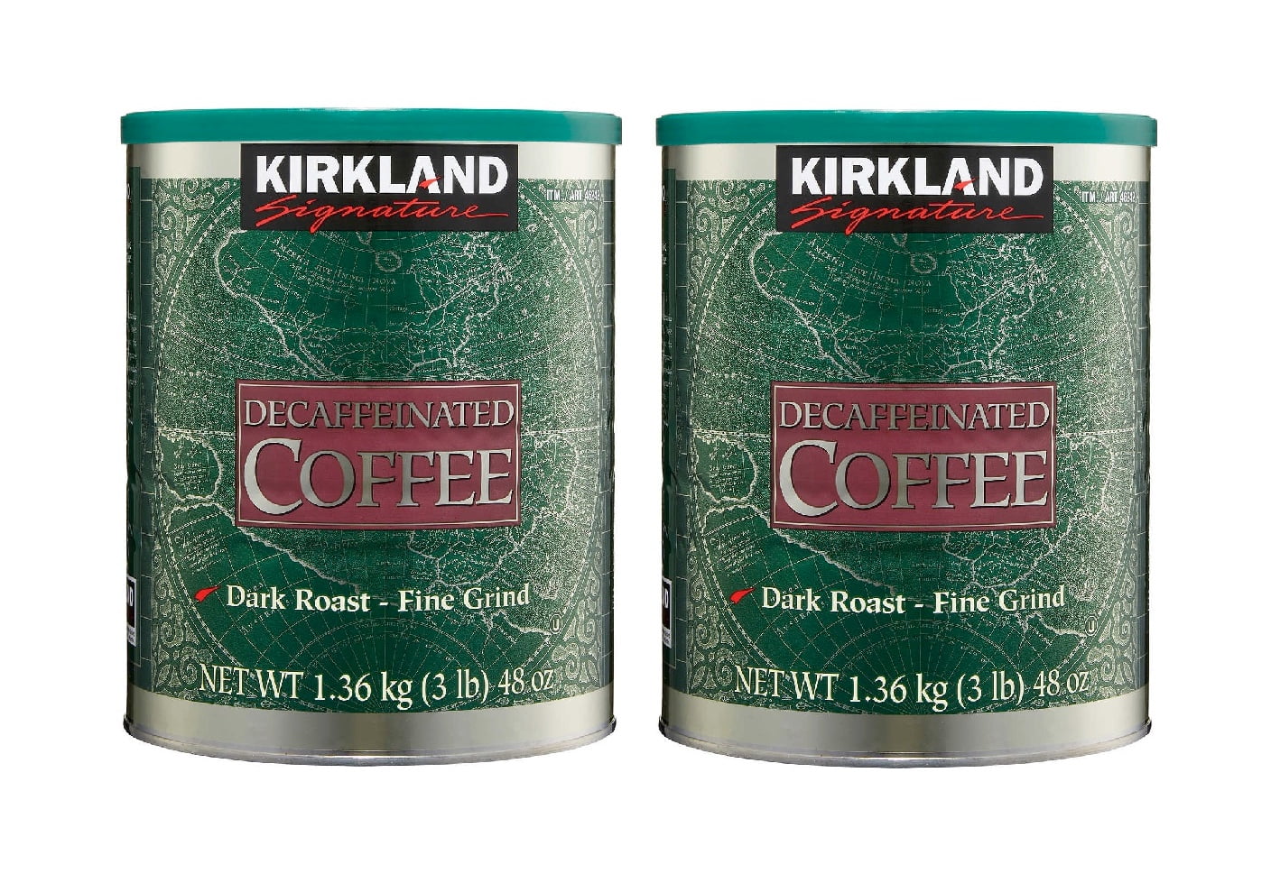 Kirkland Signature Decaf Ground Coffee, Dark, 3 lbs 2PK - Walmart.com
