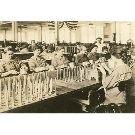 Woman Operating An Engraving Machine At The Midvale Steel & Ordnance ...