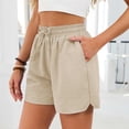 AJGRHE Casual Summer Waist Shorts With Pockets Elastic Comfortable ...
