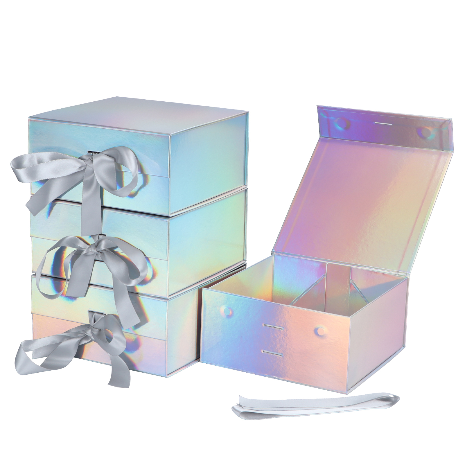 Efavormart 100pcs of 4x4x2 Ivory Cake Box for Candy Treat Gift Wrap Box ...