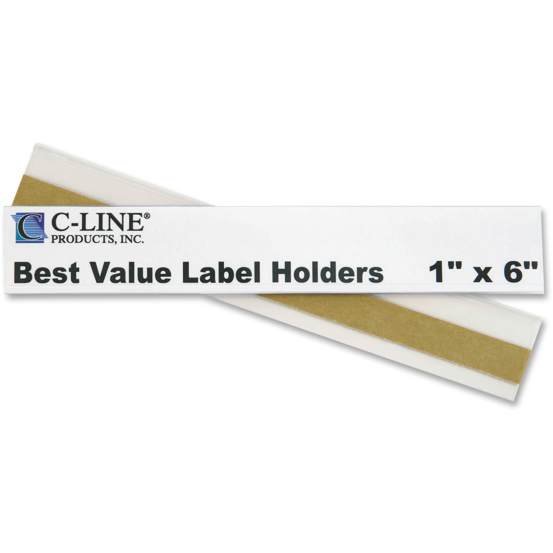 C-Line Best Value Peel and Stick Shelf/Bin Label Holder - Walmart.com