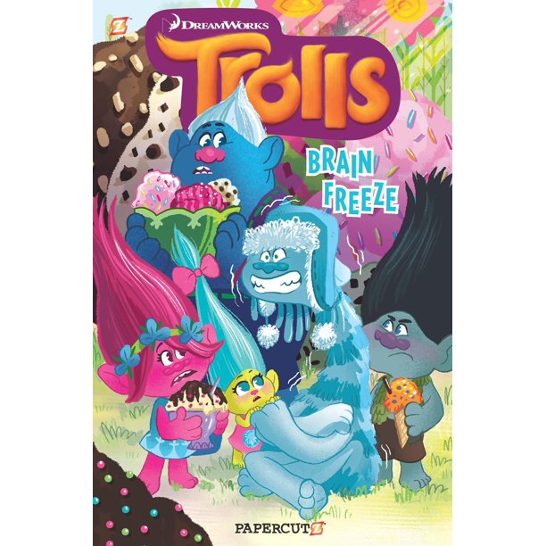 Trolls Graphic Novels #4 : Brain Freeze - Walmart.com
