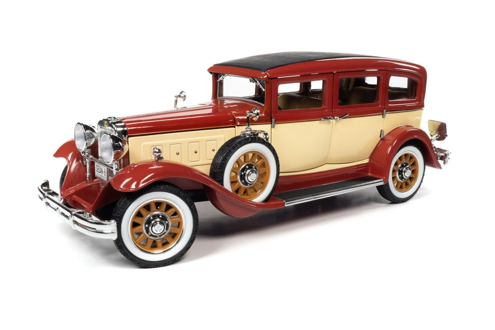 1931 Peerless Master 8 Sedan, Burgundy and Cream - Auto World AW304 - 1 ...