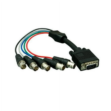 C&E SVGA Extension Cable with Ferrites, Black, HD15 Male to HD15 Female ...