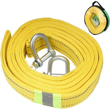 ROAD GENIE 3333 Lb. Heavy Duty Polyethylene Tow Straps | 2" Wide x 20 ...