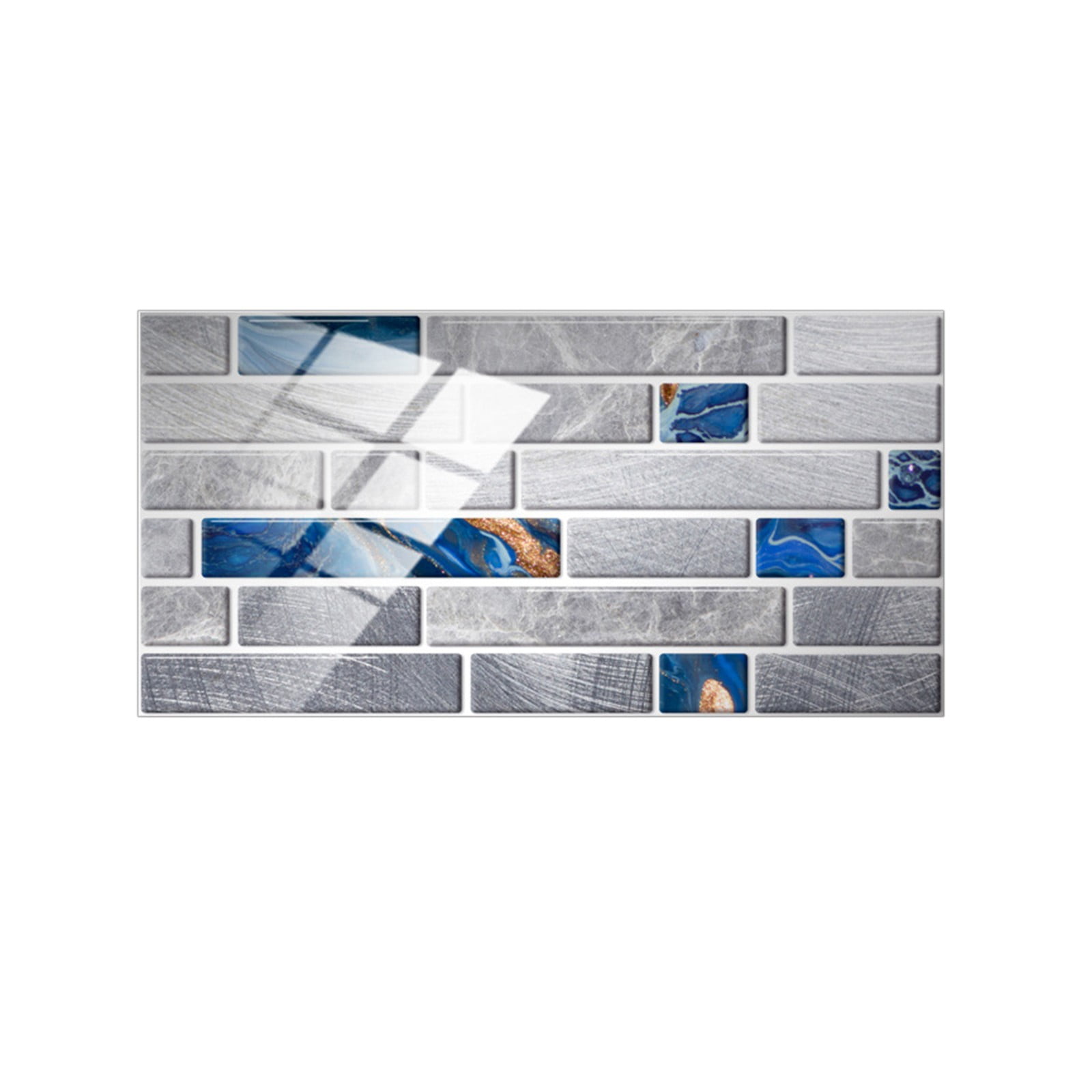 Wall Decor Adhesive Wall Tile Stickers 1PC Kitchen Sticker 2D Bathroom ...