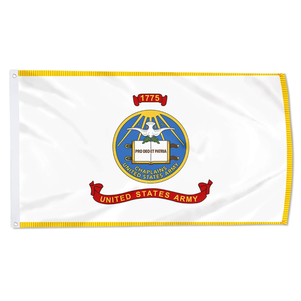 Cayyon Chief Of Chaplains Flag 3x5Feet Military Banner with 2 Brass ...