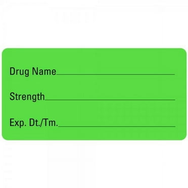 Patient I.D. Adhesive Medical Chart Labels,Thermal Pre Printed Room No ...