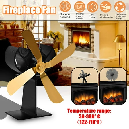 4 Home Fireplace Fan Efficient Heat Distribution Fans | Walmart Canada