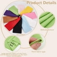 10Pcs 10 Colors Square Polyacrylic Polyester Fabric Clothing ...