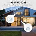 Wireless Doorbell Intelligent Welcome Door Bell 300M/984 FT Remote 60 ...