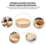 12 Sizes Japanese Wooden Hangiri Sushi Oke Rice Mixing Bowl Tub With ...