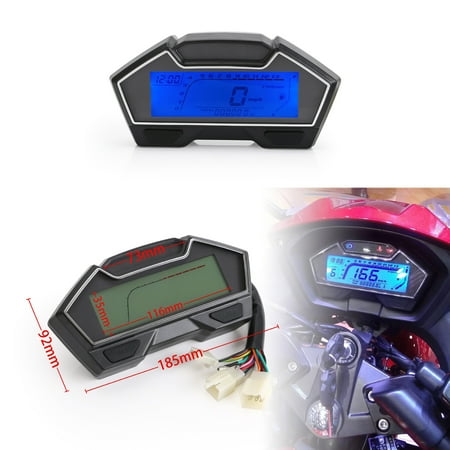 Modification Accessories General Lcd Motorcycle Speedometer Odometer ...