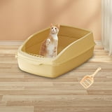 Fzaqwen Cat , Pet Bedpan, Large Cat Sand Box with High Side, Kitten ...