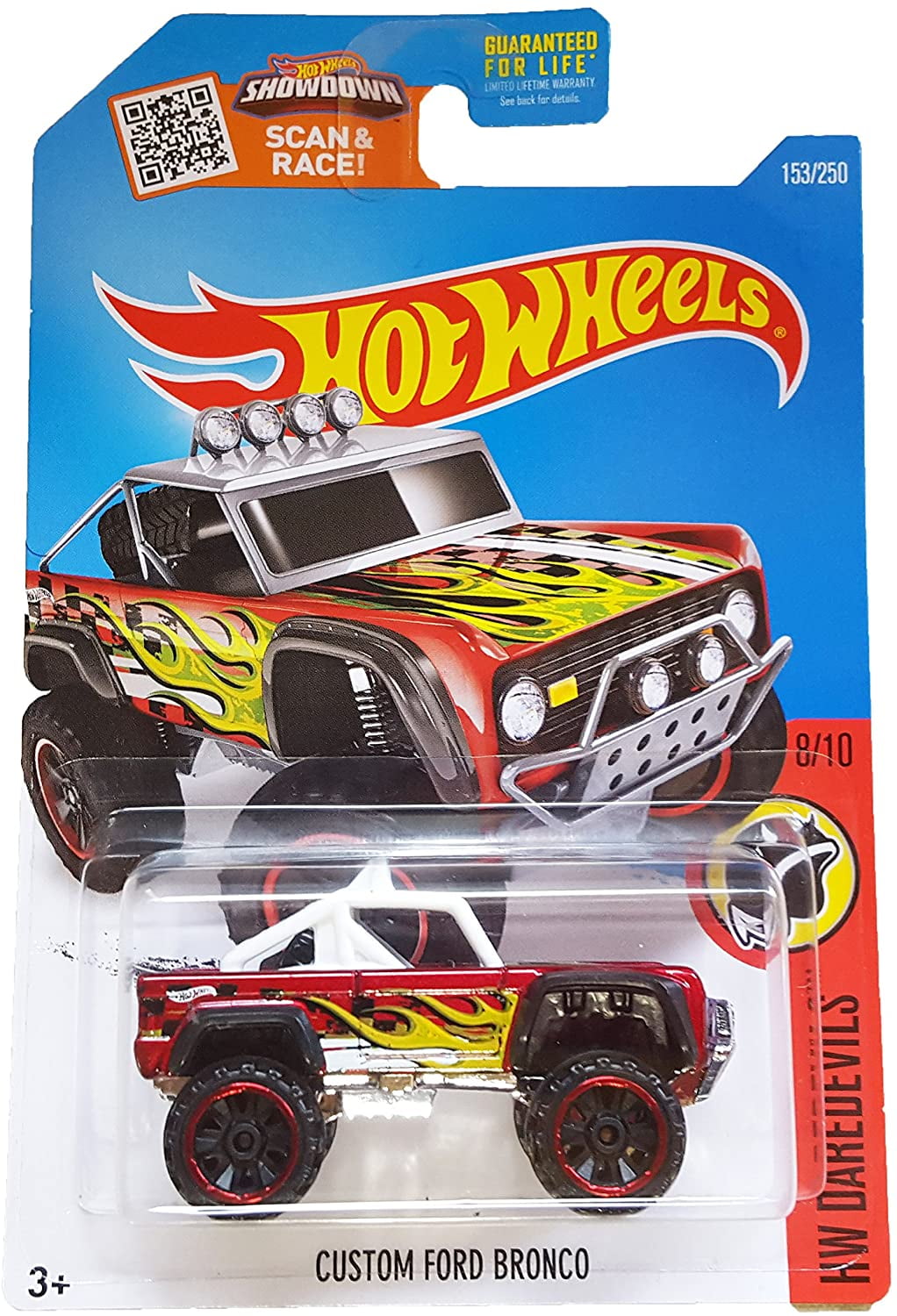Hot Wheels, 2016 HW Daredevils, Custom Ford Bronco [Maroon] 153/250 ...