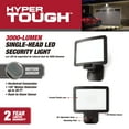 Hyper Tough 3000 Lumen LED Flood Light 120-Degree Motion Sensor in ...