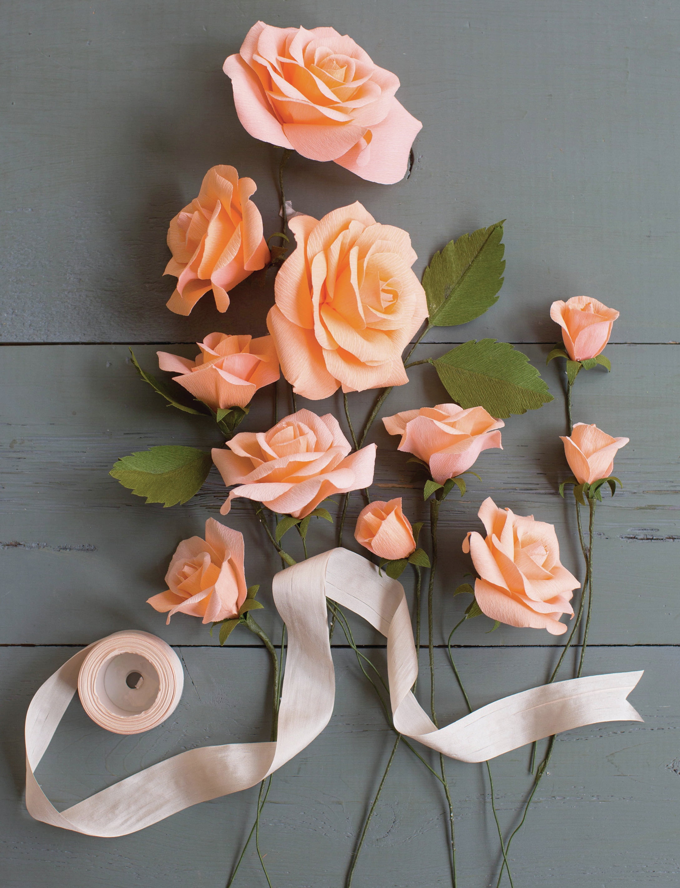 Crepe Paper Flower Kit -Roses - Walmart.com