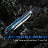 Dr.Fish 5pcs Blue Fishing Swimbait Soft Plastic lure T Tail Bait Minnow ...