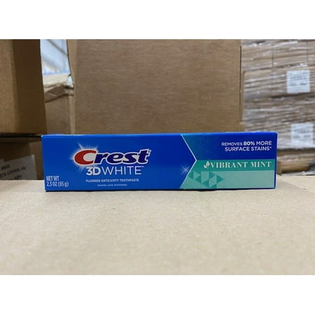 UPC 030772053867 - Crest 3D White Vibrant Mint Toothpaste 2.3 oz - Case ...