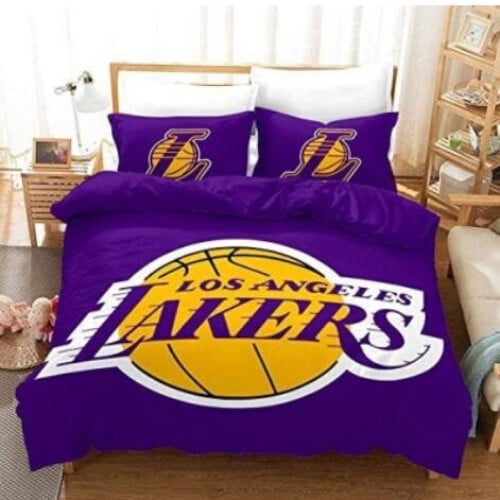 Click here for Yingd Lakers Series Printed Three-Piece Bedding Be... prices