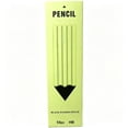 Set Of 10 Black Wooden Pencils, Hexagonal Writing And Drawing Pencils ...