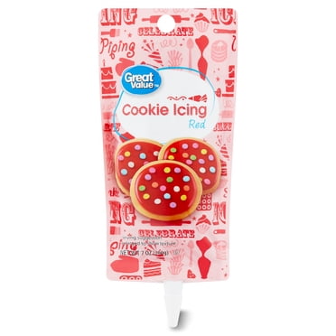 Great Value Cookie Icing, Pink, 7 oz - Walmart.com