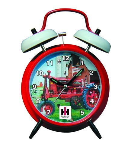 International Harvester McCormick Farmall Twin Bell Alarm Clock with ...